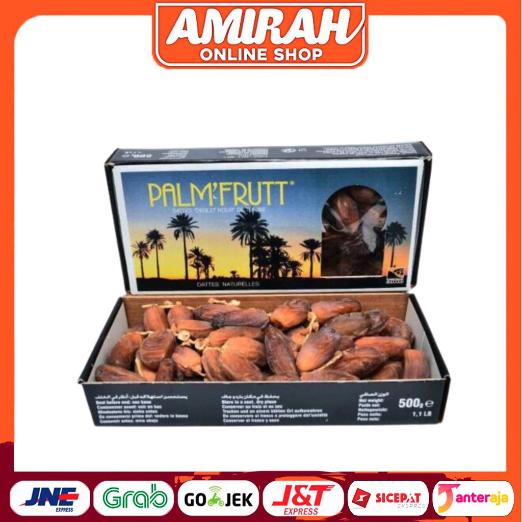 Jual PALM FRUIT KURMA TANGKAI TUNISIA 500GR | KURMA PALM FRUIT BUAH ...