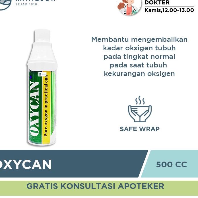 Jual Terbaru Oxycan Green Kaleng 500 cc - Oxygen / Oksigen Portable ...