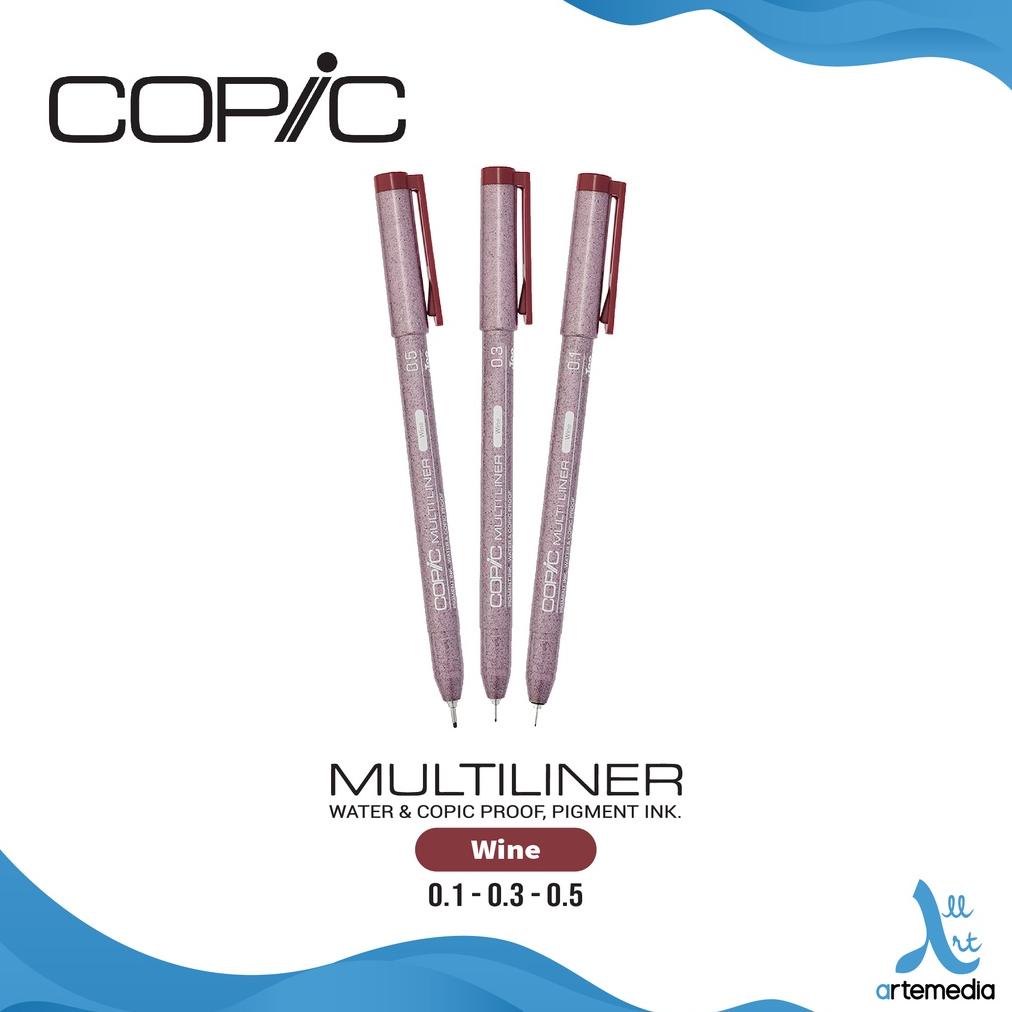 Jual Drawing Pen Copic Multiliner Wine | Shopee Indonesia