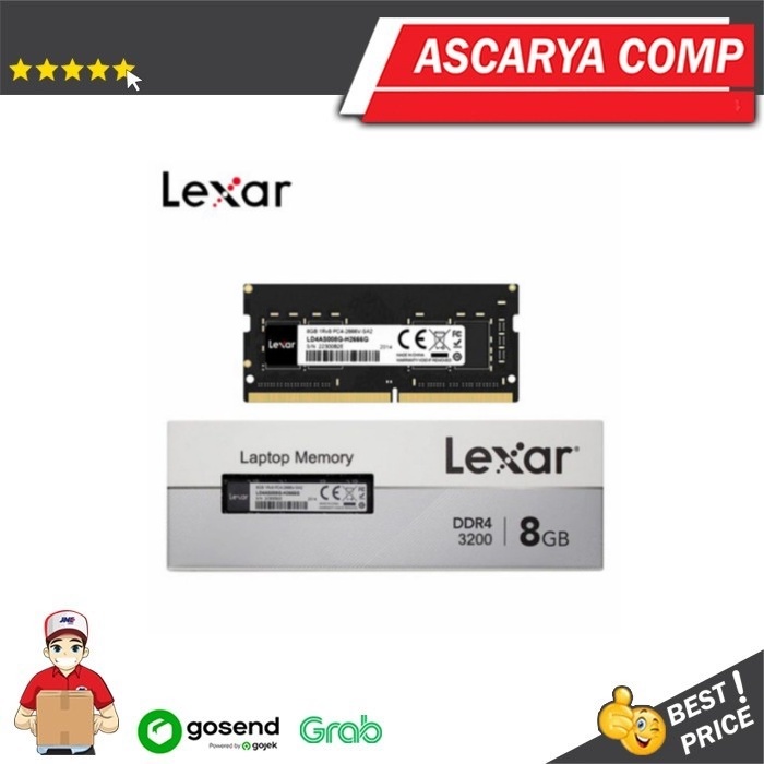 Jual Memory Ram Lexar Sodimm DDR4 PC25600 3200Mhz 8GB - Notebook & Laptop | Shopee Indonesia