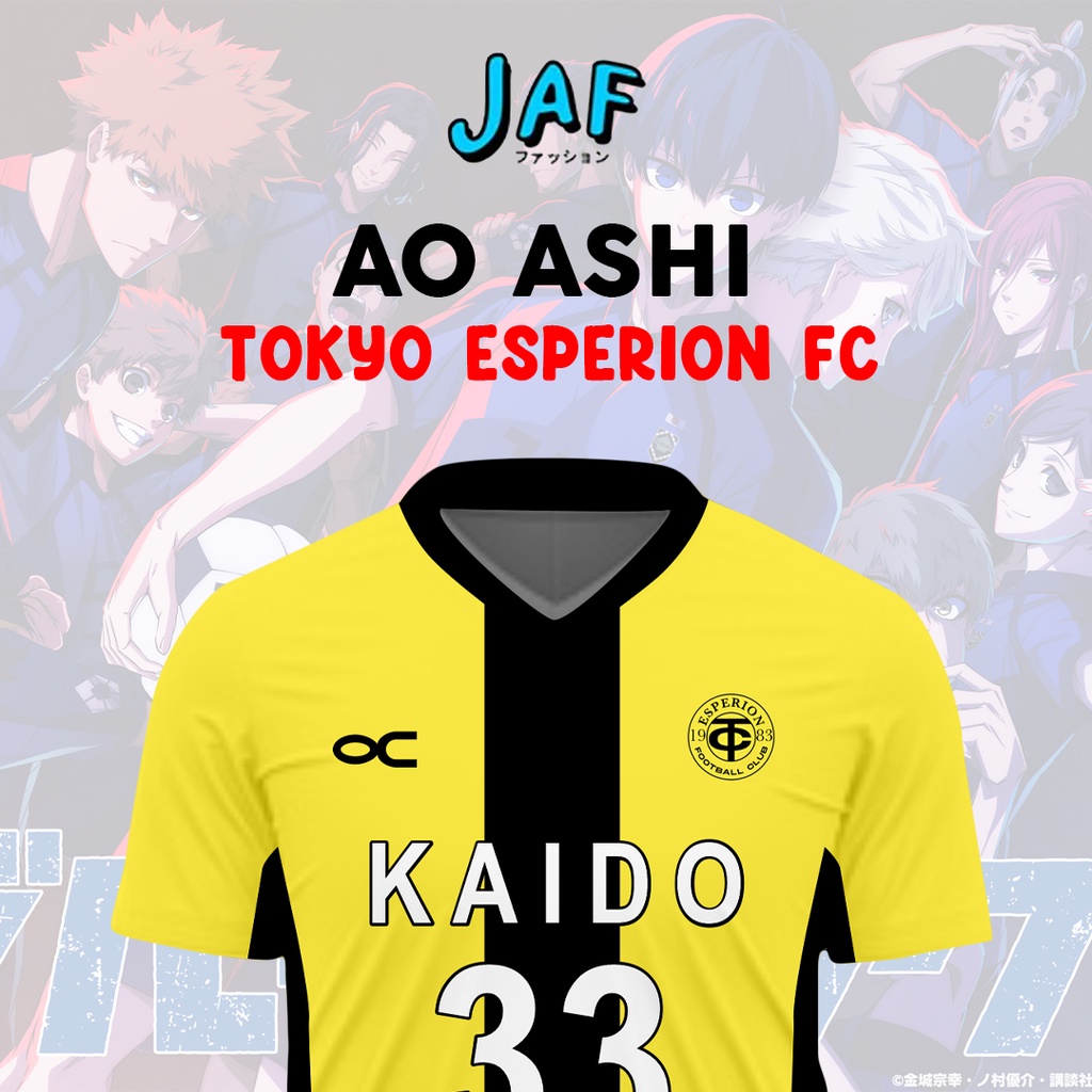 Jual JAF - PO Jersey Anime Sepak bola Ao Ashi Esperion FC Home Dewasa ...