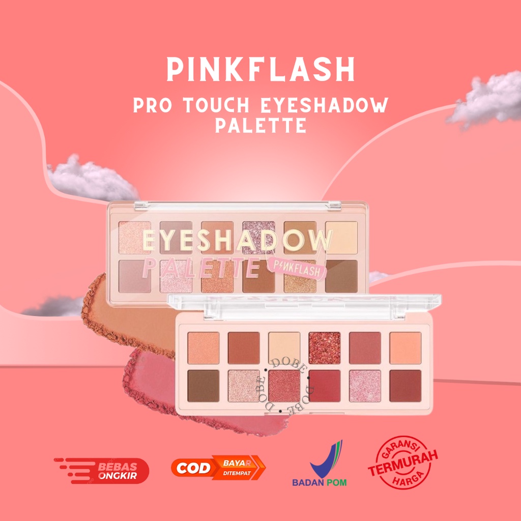 Jual Pinkflash Pro Touch Eyeshadow Palette | Pink Dessert 12 Shades ...