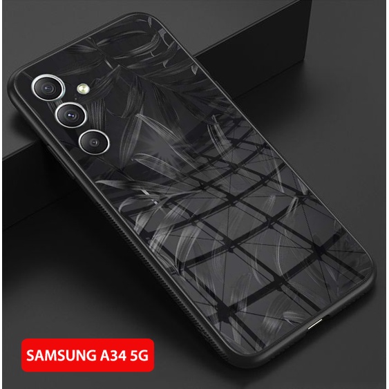Jual Softcase Glass Kaca DAUN [SF36] SAMSUNG A34 5G/A54 5G Terbaru ...