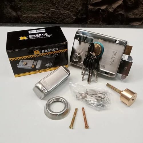 Jual Terlaris Kunci Pintu Besi Otomatis Brabus Stainless Sus 304 ...