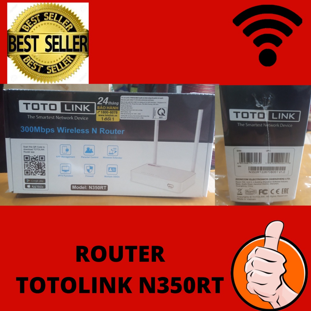 Jual TOTOLINK N350RT WIRELESS N ROUTER 300Mbps SUPPORTED IPTV | Shopee ...