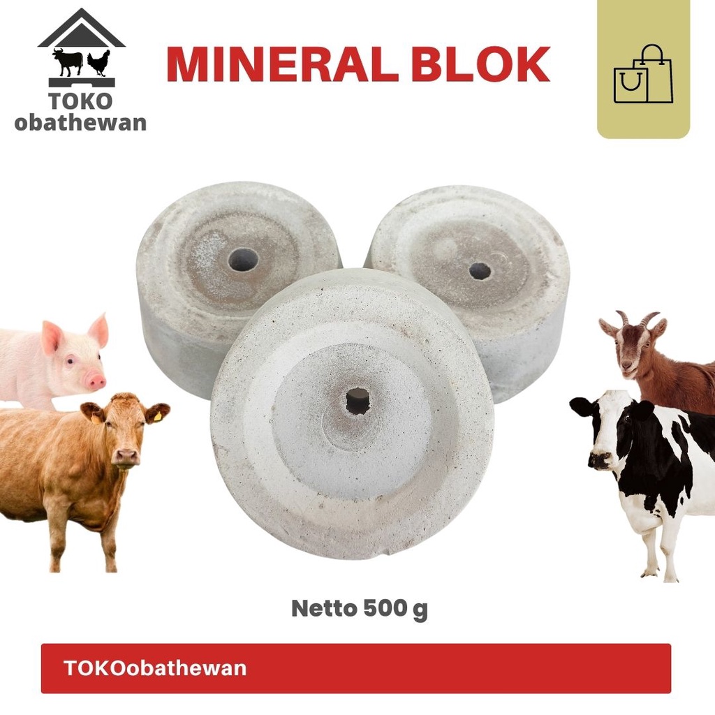 Jual MINERAL BLOK 500 GRAM - Mineral Blok Kambing - Mineral Blok Sapi ...