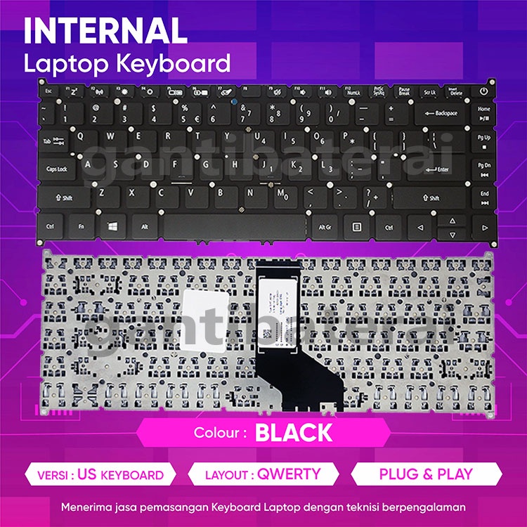 Jual Keyboard Laptop Acer Aspire 3 A314-32 Series | Shopee Indonesia