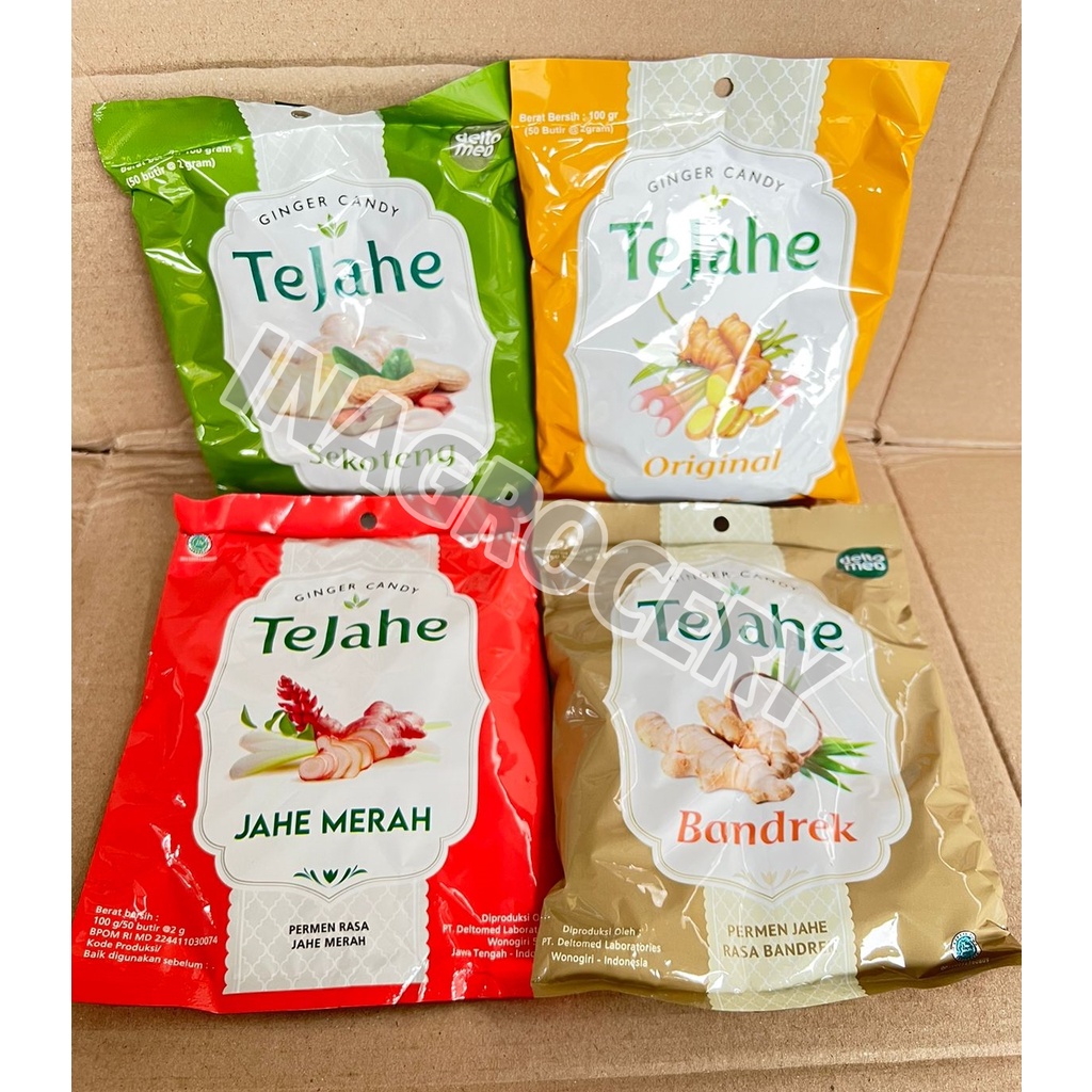 Jual PERMEN TEJAHE (3 VARIANT) 100gr 50pcs | Shopee Indonesia