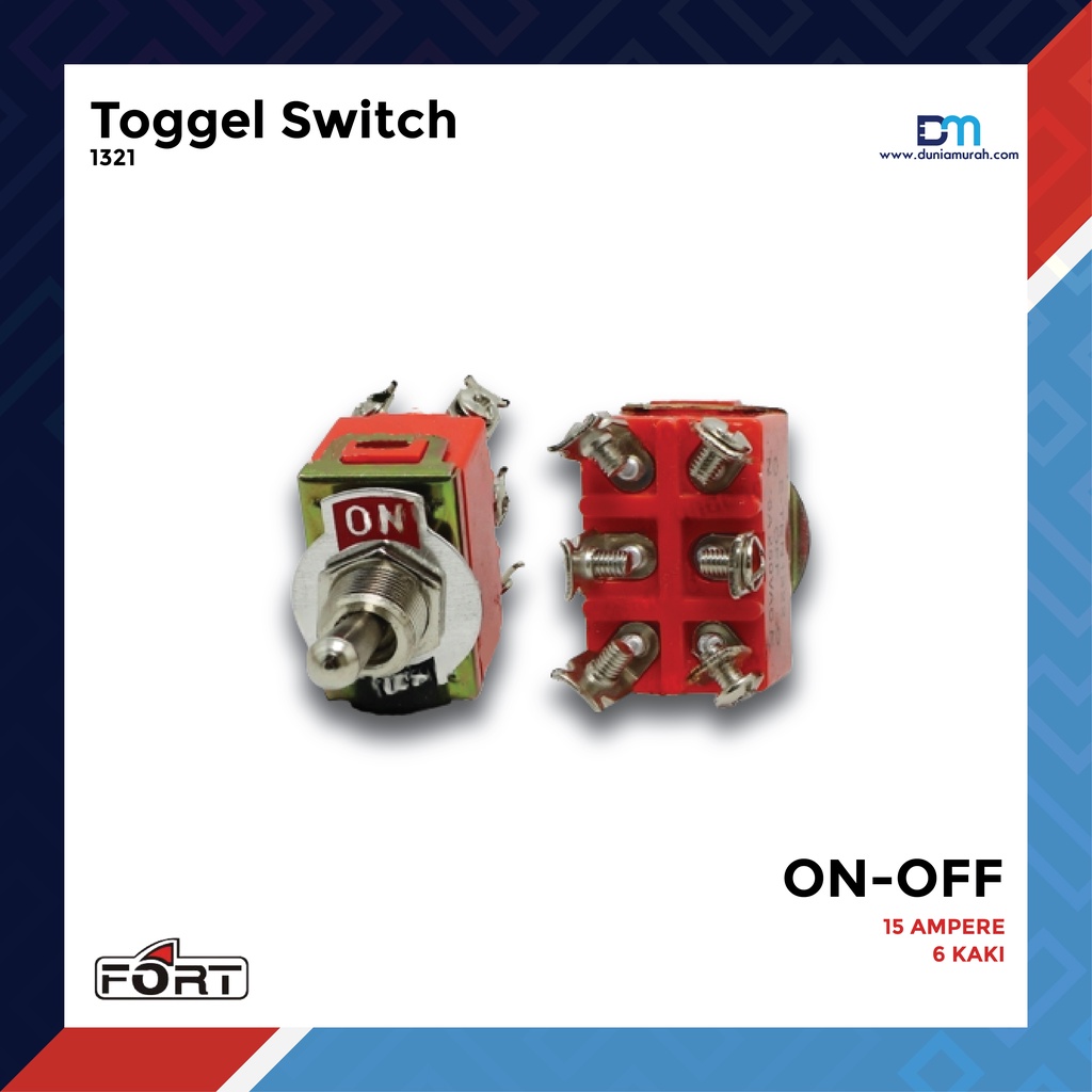 Jual Fort Toggel Switch 1322 Shopee Indonesia