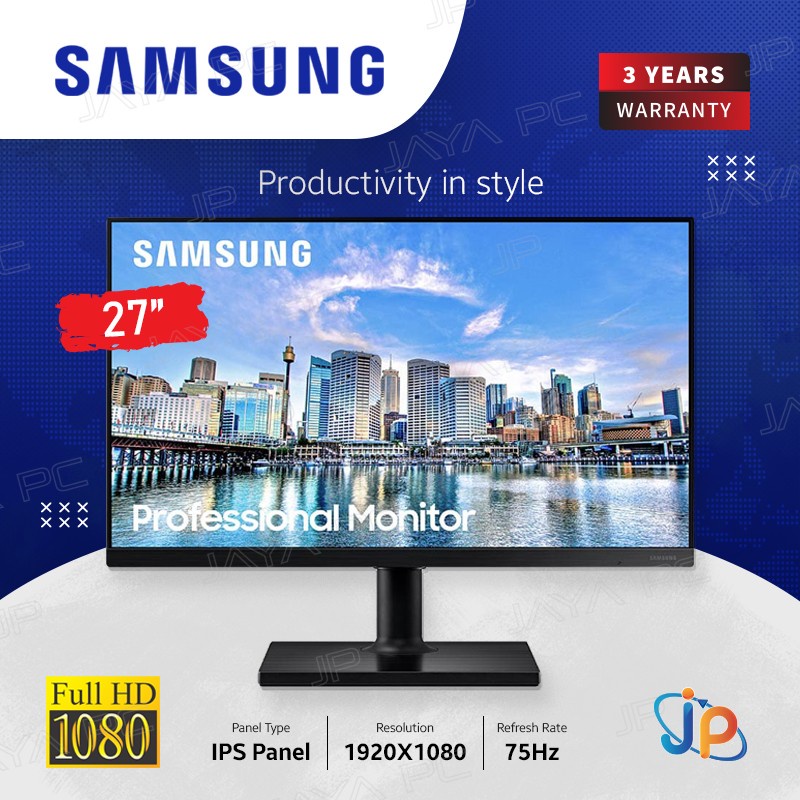 Jual Monitor Samsung LED IPS F27T450/ LF27T450 - Full HD 27" Inch ...