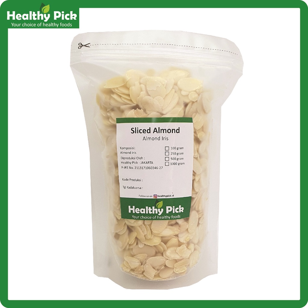 Jual Slice Almond Premium 250gr | Shopee Indonesia