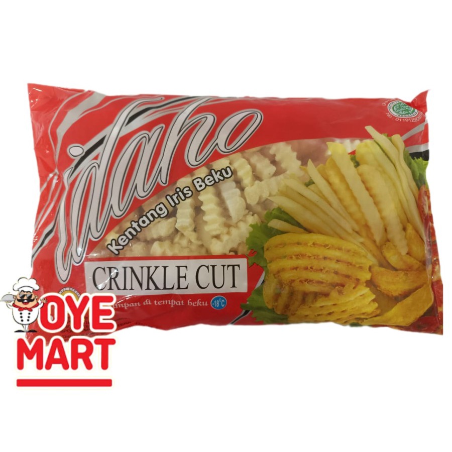 Jual IDAHO CRINKLE CUT 1KG KENTANG GORENG BEKU FRENCH FRIES | Shopee ...