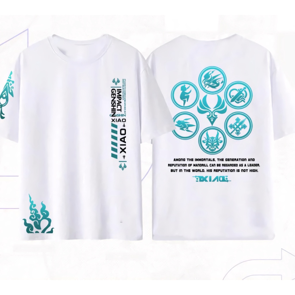 Jual Tshirt Logo Xiao Element Anime Manga Genshin Impact | Shopee Indonesia