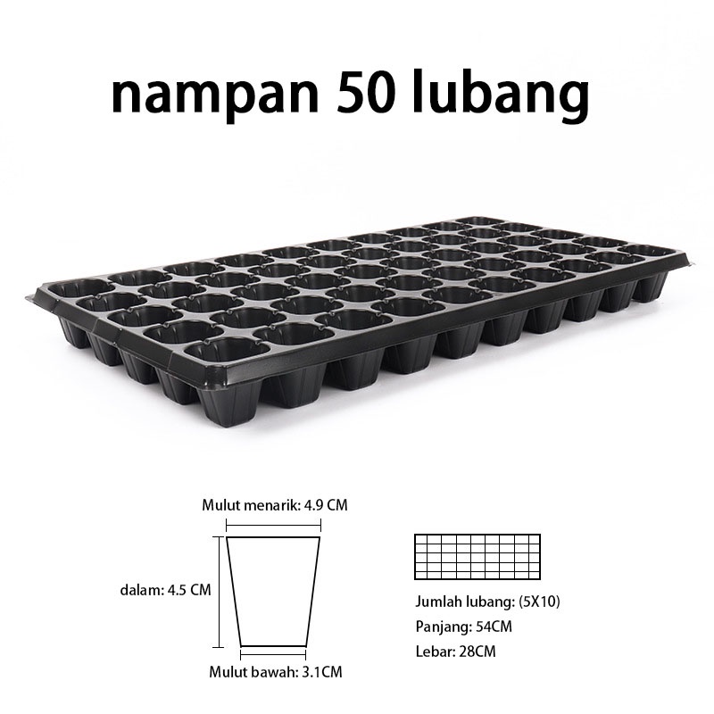 Jual (DISARANKAN PEMBELIAN MINIMAL 10 PCS) Pot Tray Semai Bibit Benih ...