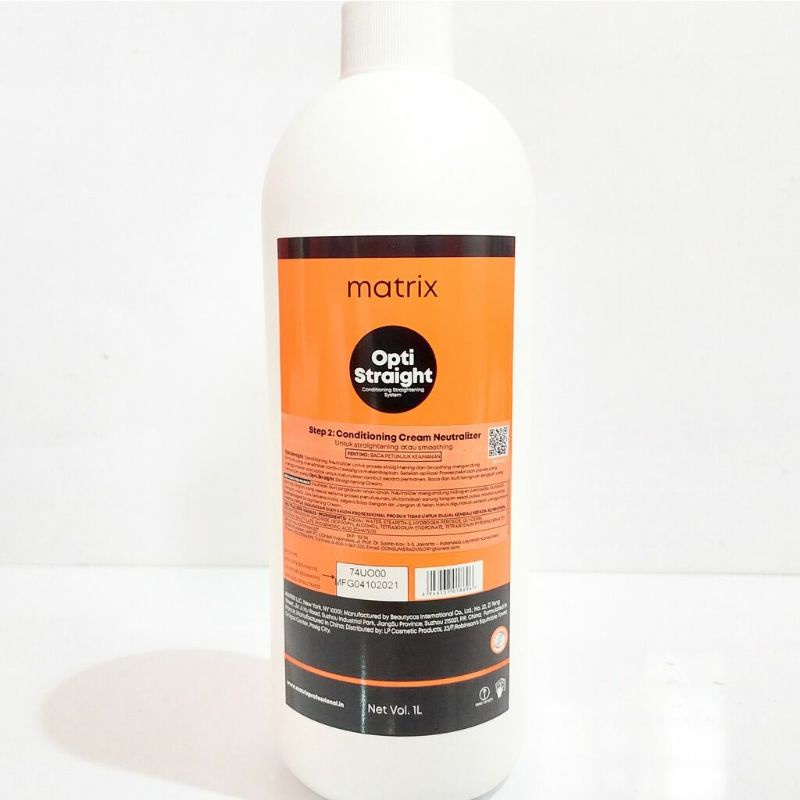 Jual Matrix Opti Straight/Smooth Step 2 Neutralizer 1000 ml / 1 Liter ...