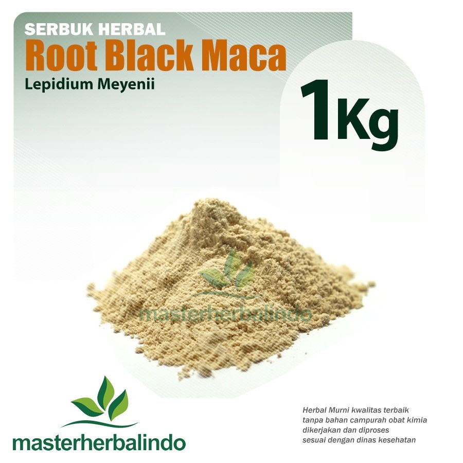 Jual Black Maca Root Extract powder Food Grade / Bubuk Maca hitam 1 kg ...