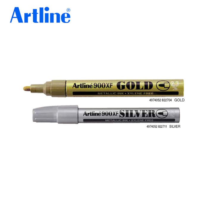 Jual Spidol Artline Permanent Metallic Ink 900XF/spidol permanent Gold ...