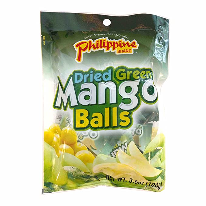 Jual Philippine Dried Mango Ball (Green) 100g/Dried Mango 100g | Shopee Indonesia