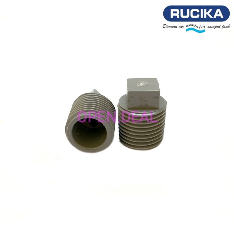 Jual PLUG AW 1/2" inch Pvc RUCIKA / FLUG 1/2 in Aw RUCIKA | Shopee ...