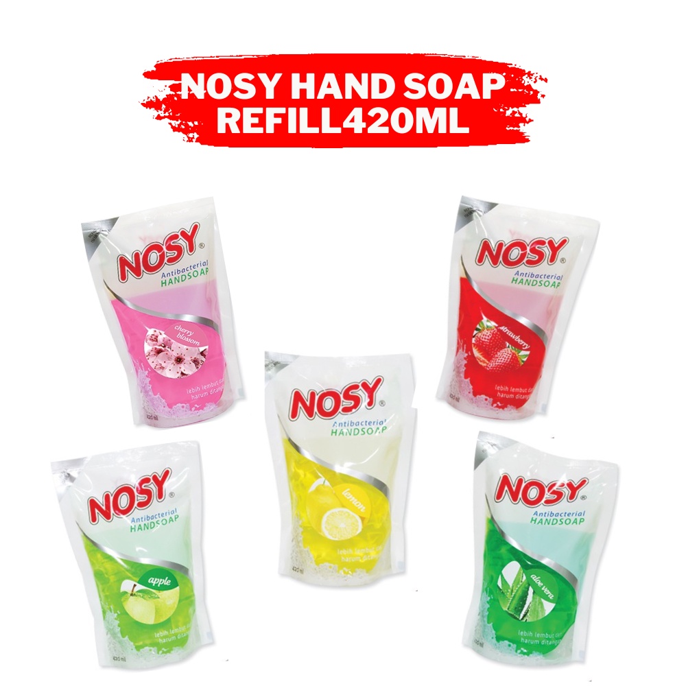 Jual NOSY HAND SOAP REFILL 420 ML | Shopee Indonesia
