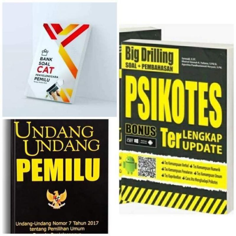 Jual Buku CAT PPK PANWASCAM KPU BAWASLU PROVINSI KABUPATEN KOTA LENGKAP ...