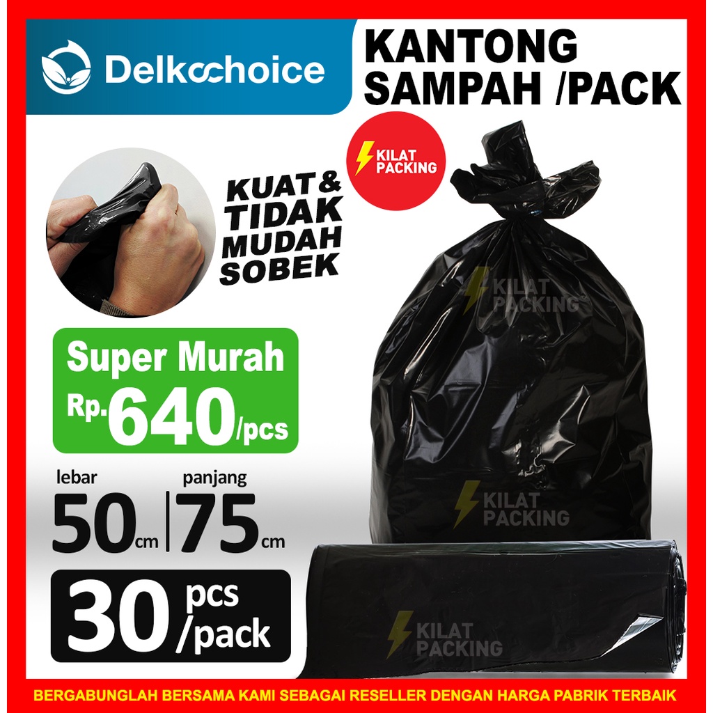 Jual PLASTIK SAMPAH | KANTONG PLASTIK SAMPAH | TRASH BAG BESAR / JUMBO ...