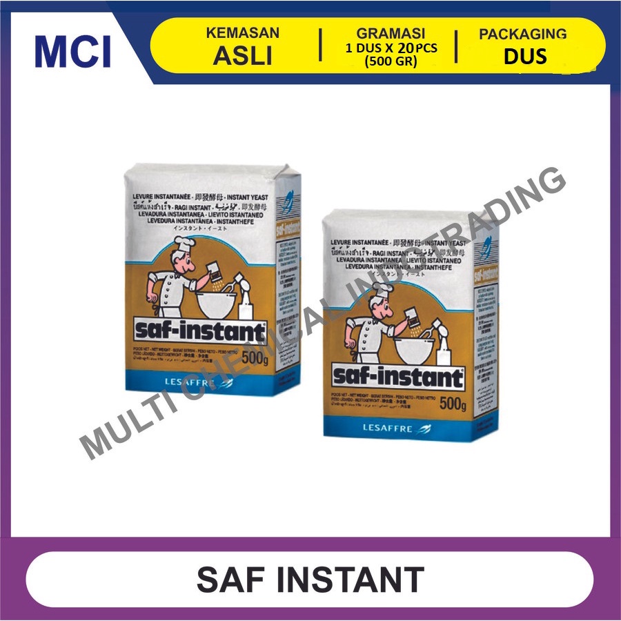 Jual RAGI SAF INSTANT GOLD 500 GR - 1 DUS X 20 PCS / RAGI SAF INSTANT ...