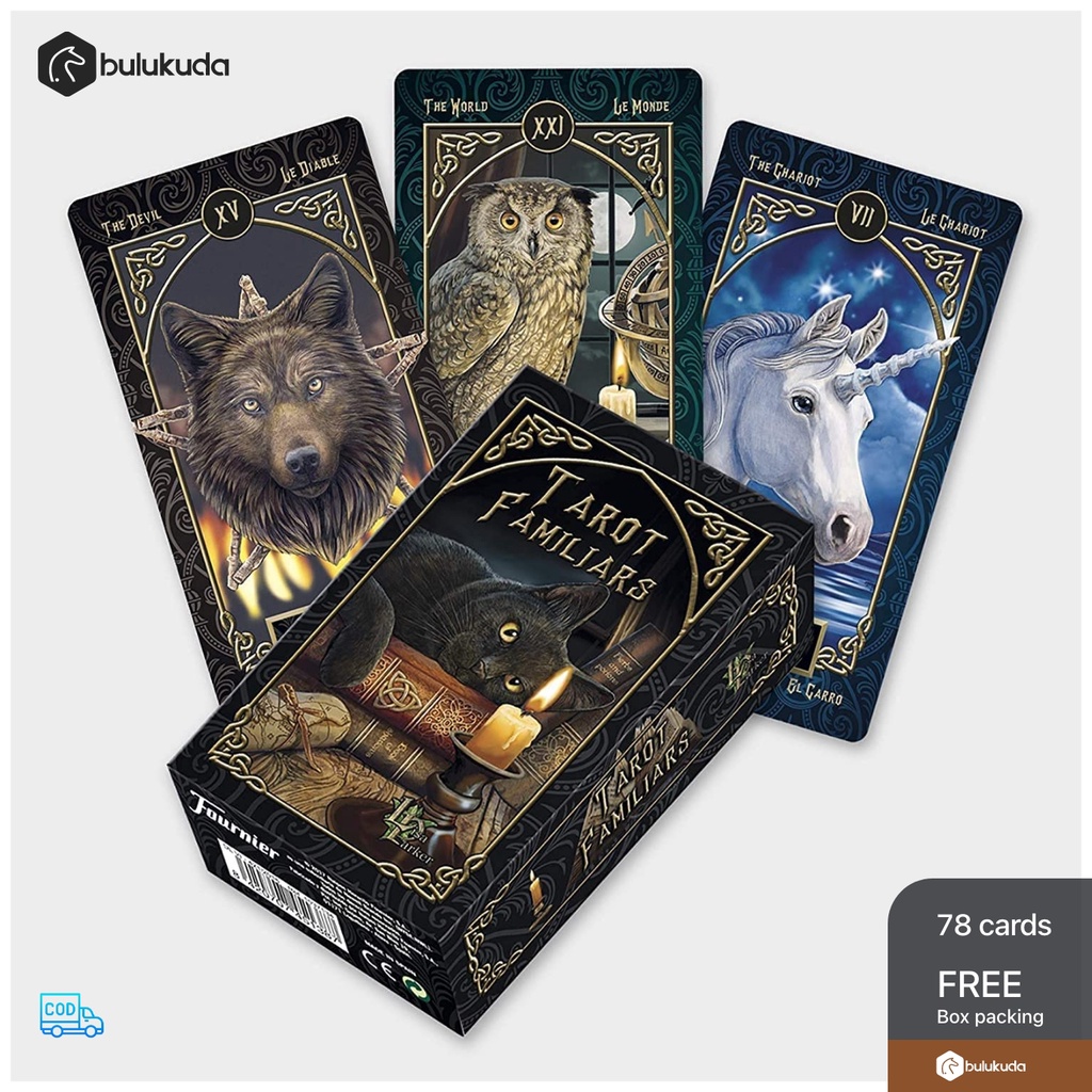 Jual Tarot Familiars 78 Cards Decks PDF Guide Intruction Family Board ...