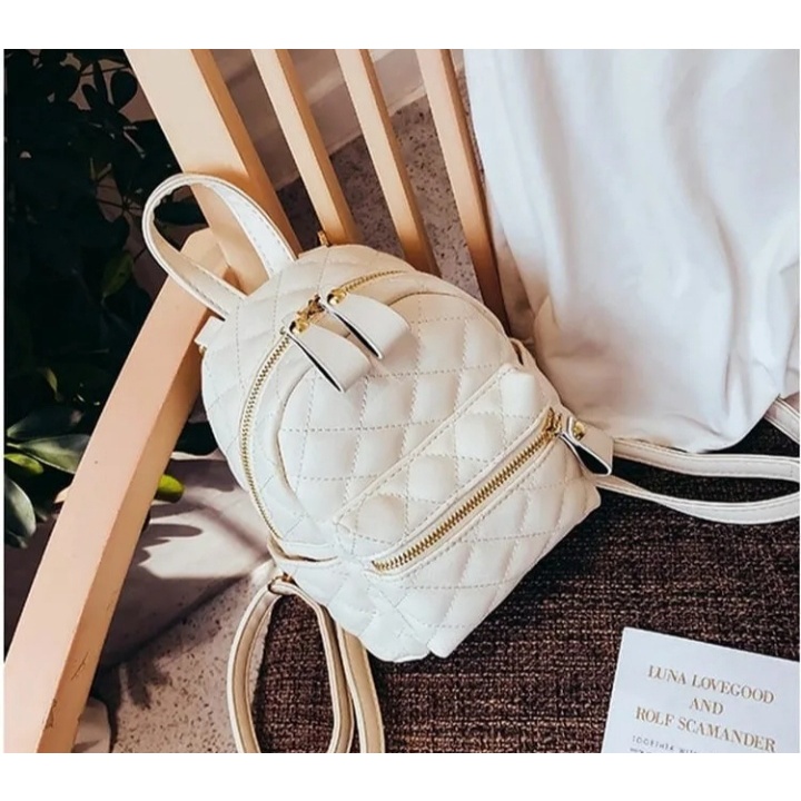 Jual Tas Ransel Wanita Remaja Mini Multifungsi Selempang Ransel Cantik ...