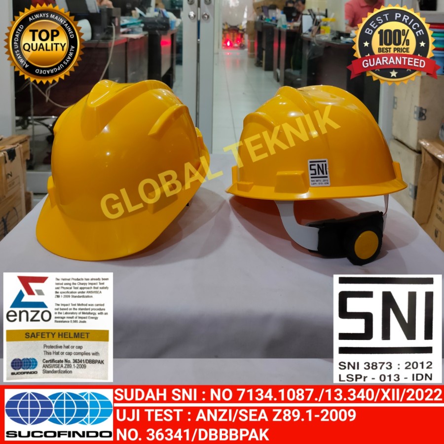 Jual Helm Safety FASTRACK Kuning Helm Proyek Helm Proyek Fast Track ...