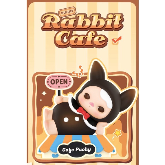 Jual POP MART PUCKY Rabbit Cafe Series | Shopee Indonesia