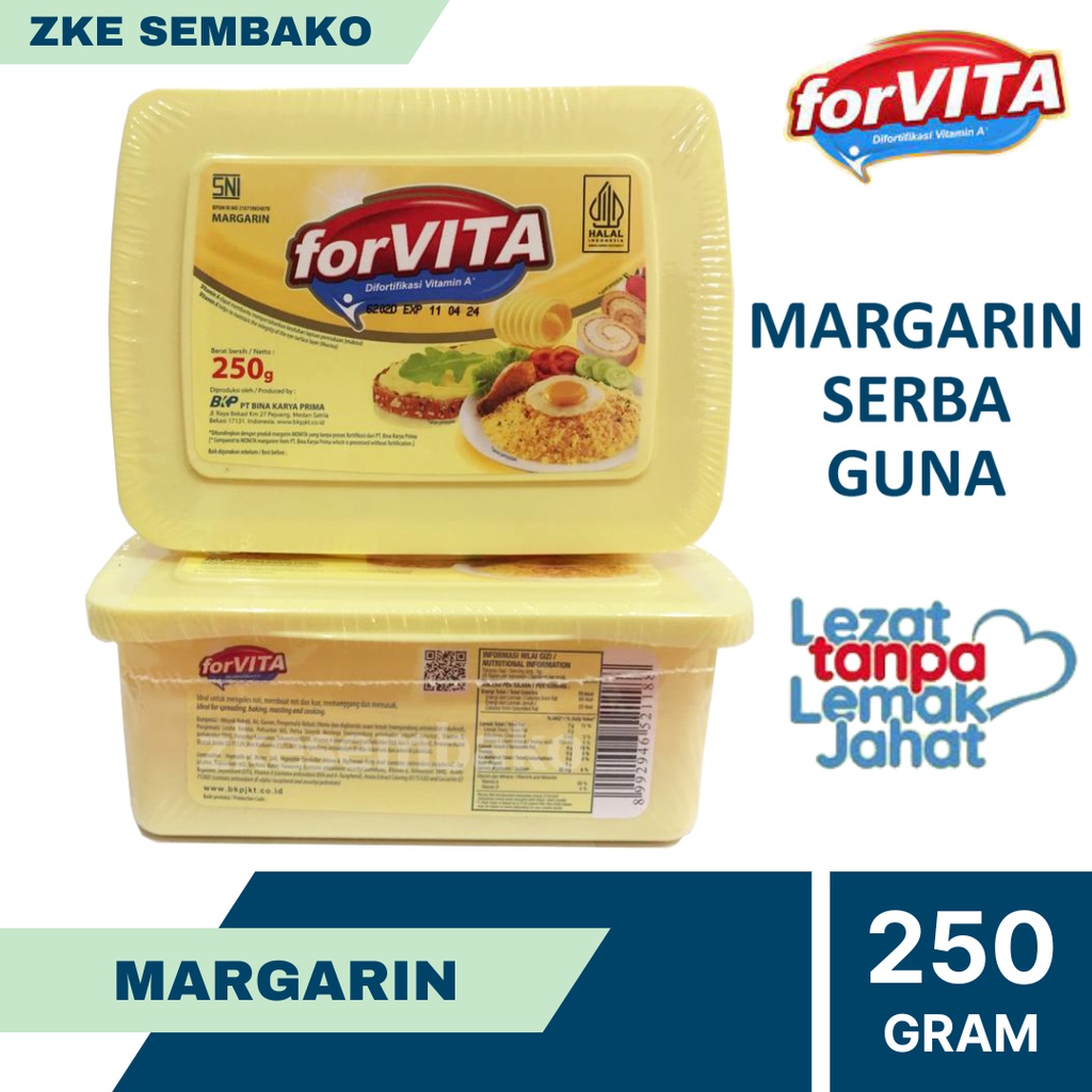 Jual Margarin Forvita 250 gr | Shopee Indonesia
