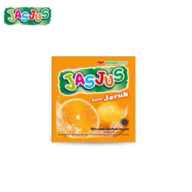 Jual JASJUS Orange Minuman Serbuk Jas Jus Jeruk Renceng 7g Isi 10 Pcs ...