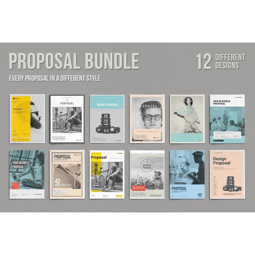 Jual Template Premium Proposal Bisnis 5 ( MS Word dan Adobe Indesign ...