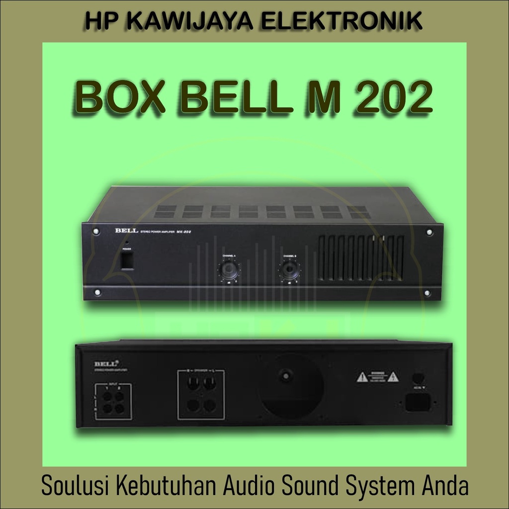 Jual BOX AMPLIFIER BELL M 202 BOX BELL M-202 | Shopee Indonesia