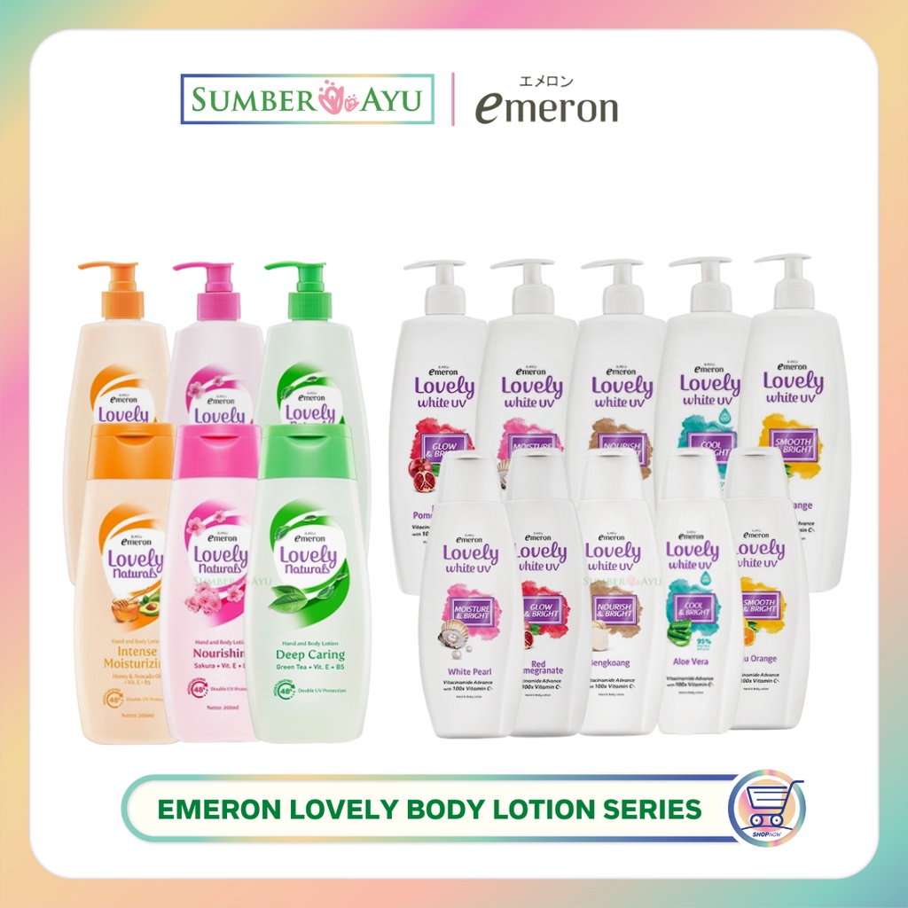 Jual EMERON LOVELY LOTION SERIES | Shopee Indonesia