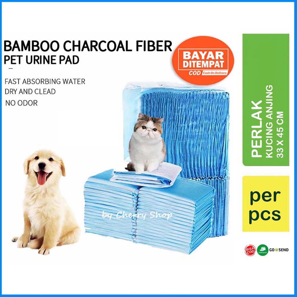 Jual [PER PCS | 33CM X 45CM] PERLAK Kucing Anjing Alas Pipis Pup Popok ...
