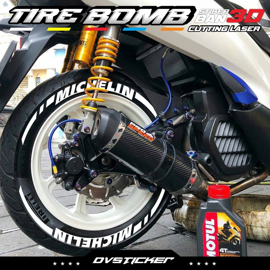 Jual FONT BAN 3D/STIKER BAN 3D/TIRE BOMB/EMBLEM BAN 3D | Shopee Indonesia