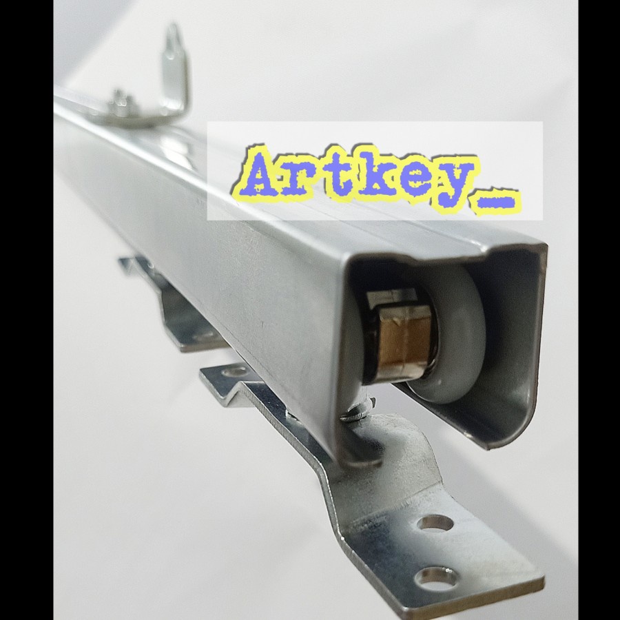 Jual REL PINTU SLIDING/GESER GALVANIS/BESI TEBAL PANJANG 180 CM /1.8 ...