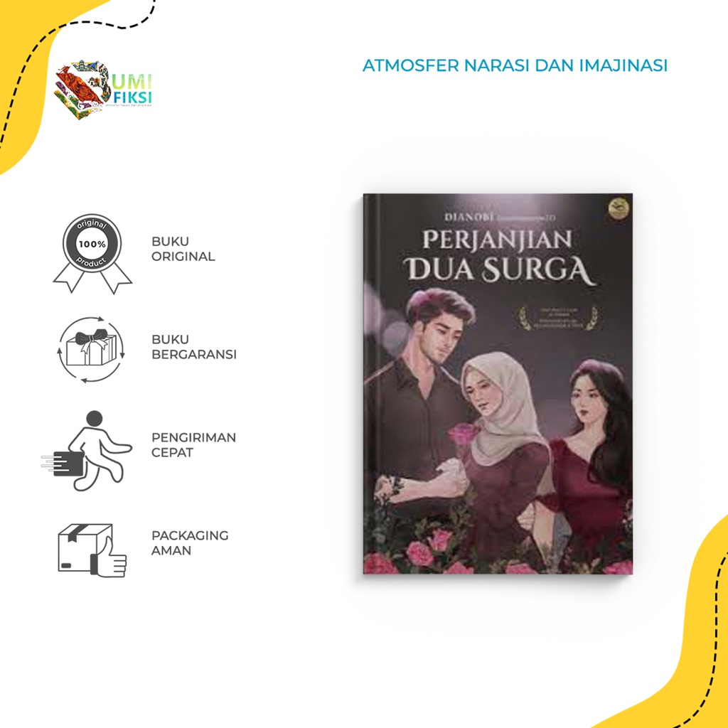 Jual Buku Novel Perjanjian Dua Surga - Black Swan Books - Dianobi - Bumi Fiksi | Shopee Indonesia