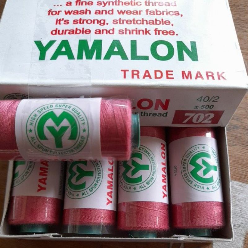 Jual Benang Jahit Yamalon 500yds Pink | Shopee Indonesia