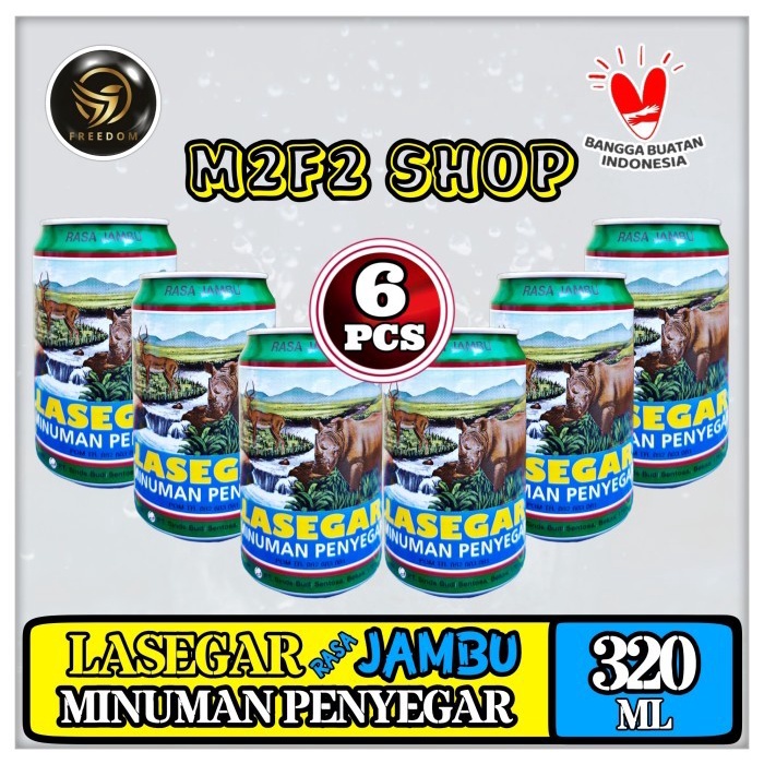 Jual LASEGAR Minuman Larutan Penyegar Rasa Jambu Kaleng - 320 ml ...