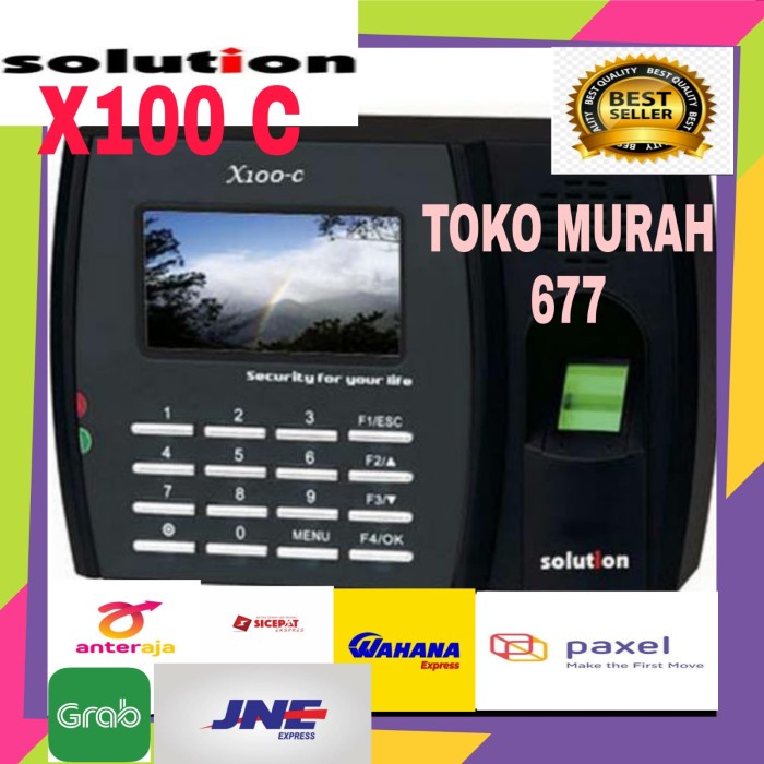 Jual Solution X100C/Mesin Absensi/Finger Print/Mesin Absen | Shopee ...