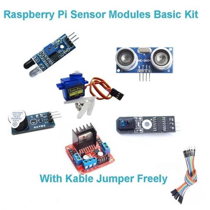 Jual 6 In 1 Sensor Module Basic Kit For Arduino Raspberry Pi L298n Af25 Puw331 Ayo Beli Shopee