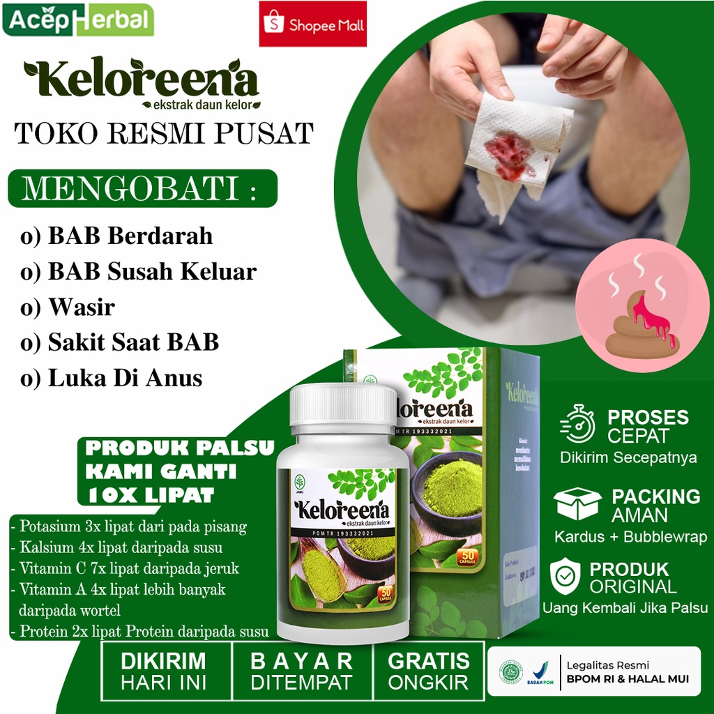 Jual Obat BAB Berdarah BAB Susah Keluar Wasir Nyeri Saat BAB Luka Di ...