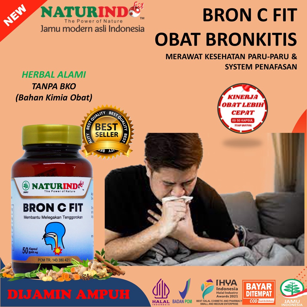 Jual BRON C FIT Obat Paru Paru Basah TBC Batuk Berdahak Dan Sesak Nafas ...