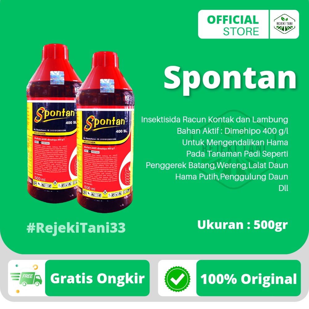 Jual Insektisida SPONTAN 400SL 500ml Untuk Mengendalikan Hama Penggerek ...
