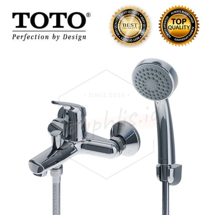 Jual TX471KEA | Kran Mixer Bathtub Set Shower Toto (Panas Dingin) + Spout | Shopee Indonesia