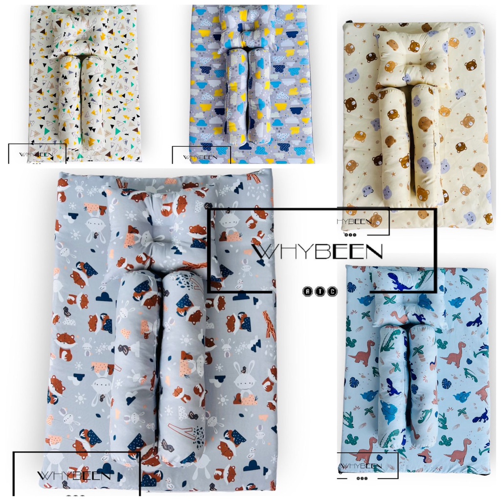 Jual Matras Bayi Set Bantal Guling Kasur Bayi Newborn Bantal Bayi Alas ...