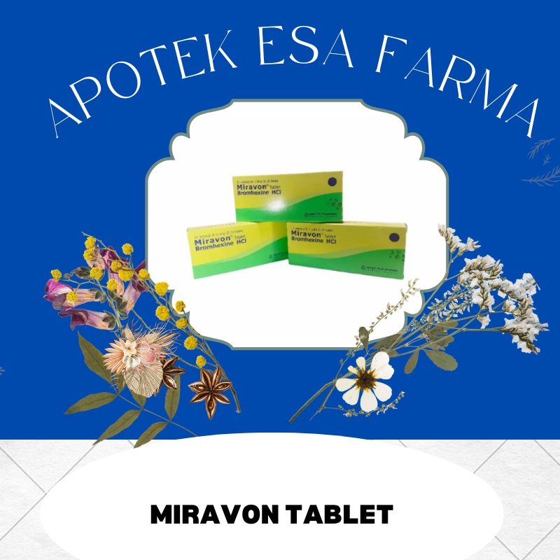Jual MIRAVON TABLET OBAT BATUK BERDAHAK | Shopee Indonesia